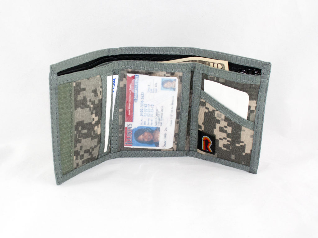 Camouflage Trifold ID Wallet with Outside & Inside ID – Rainbow of ...