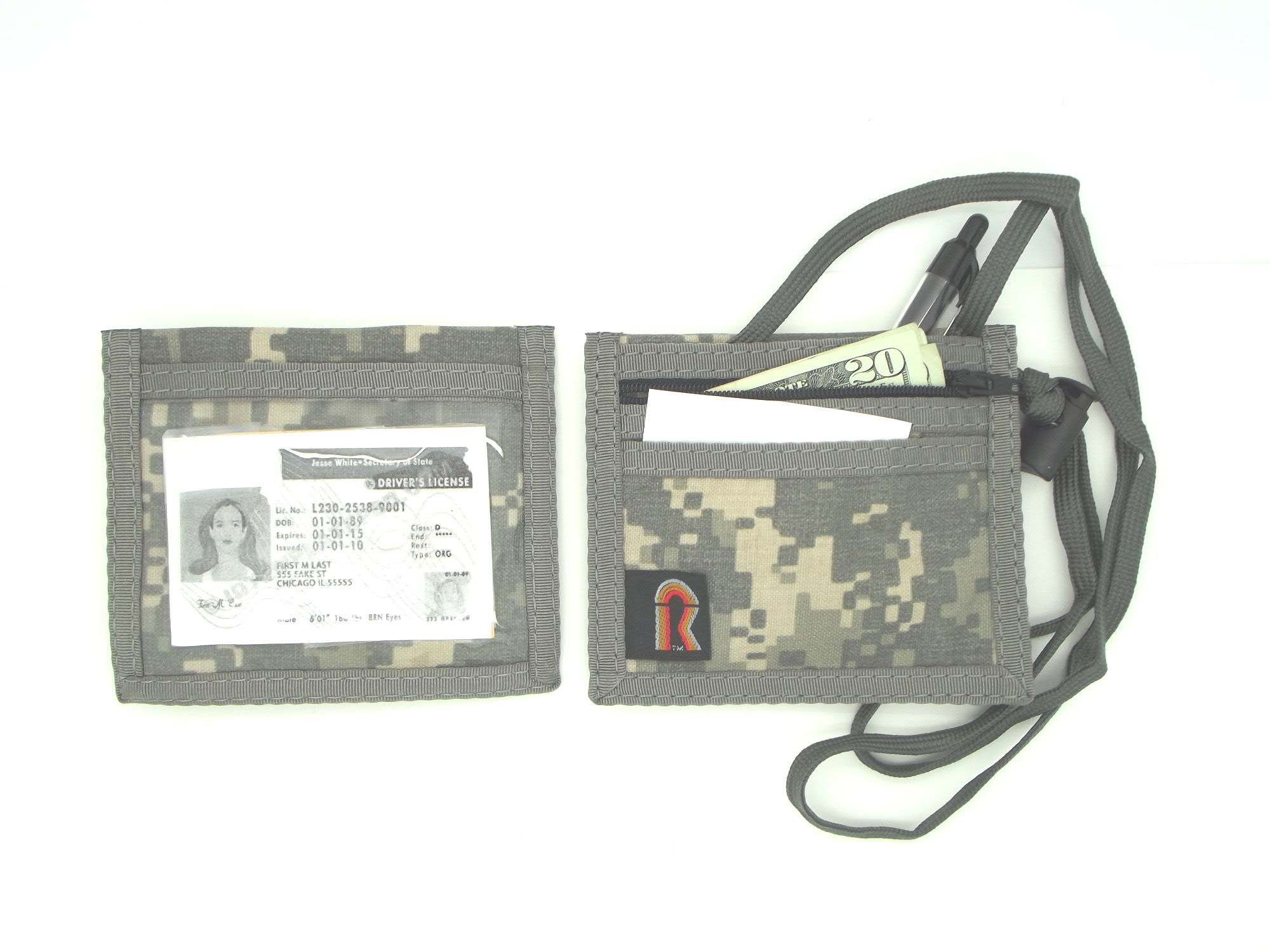 Versatile ID Holder with Adjustable Strap – Rainbow of California