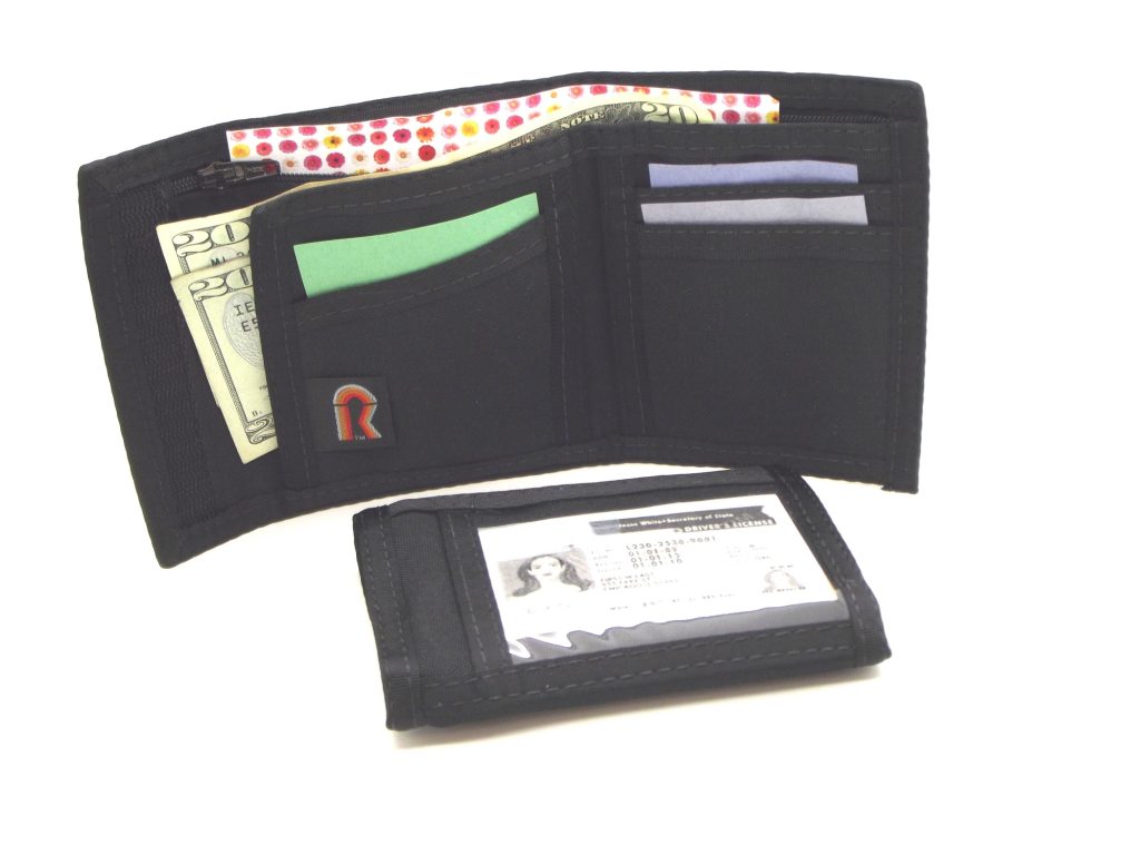 RFID Bifold Wallet with Outside ID Window -11PL-RFID-ID – Rainbow of ...
