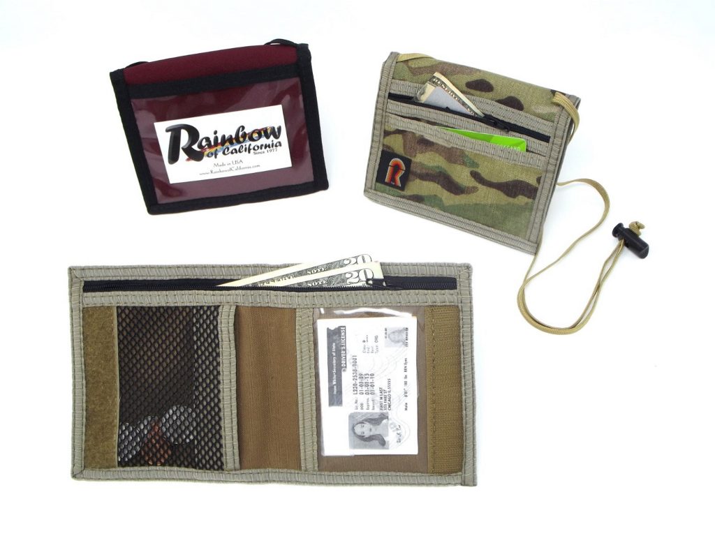 Bifold Neck ID Wallet – 09NWB – Rainbow of California