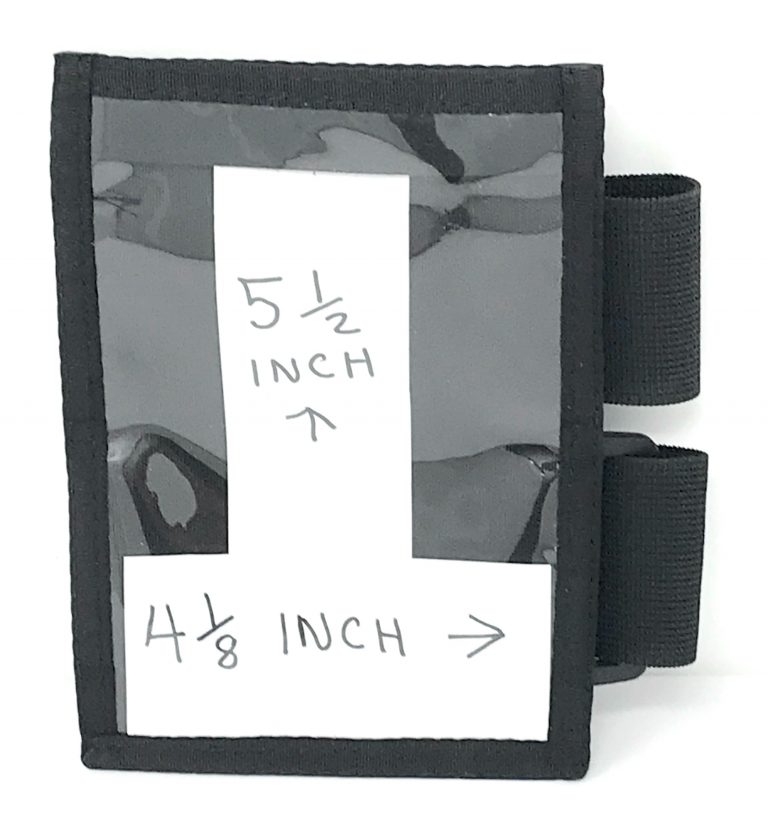 Armband Holder – Large – Great for Cell-Phone- Id- Badge – w/Back ...